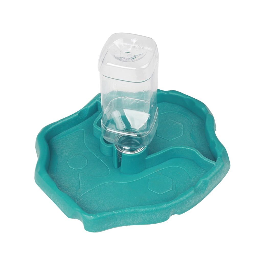 NUOLUX Reptile Pet Tortoise Lizard Reptile Automatic Water Feeder Basin ...