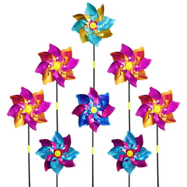 Bestonzon Lawn Pinwheels Wind Pinwheel Windmill Spinner Pinwheel ...