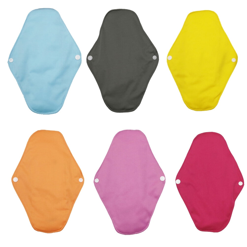 NUOLUX Sanitary Napkins Pads Napkin Reusable Period Washable Woman Lady ...