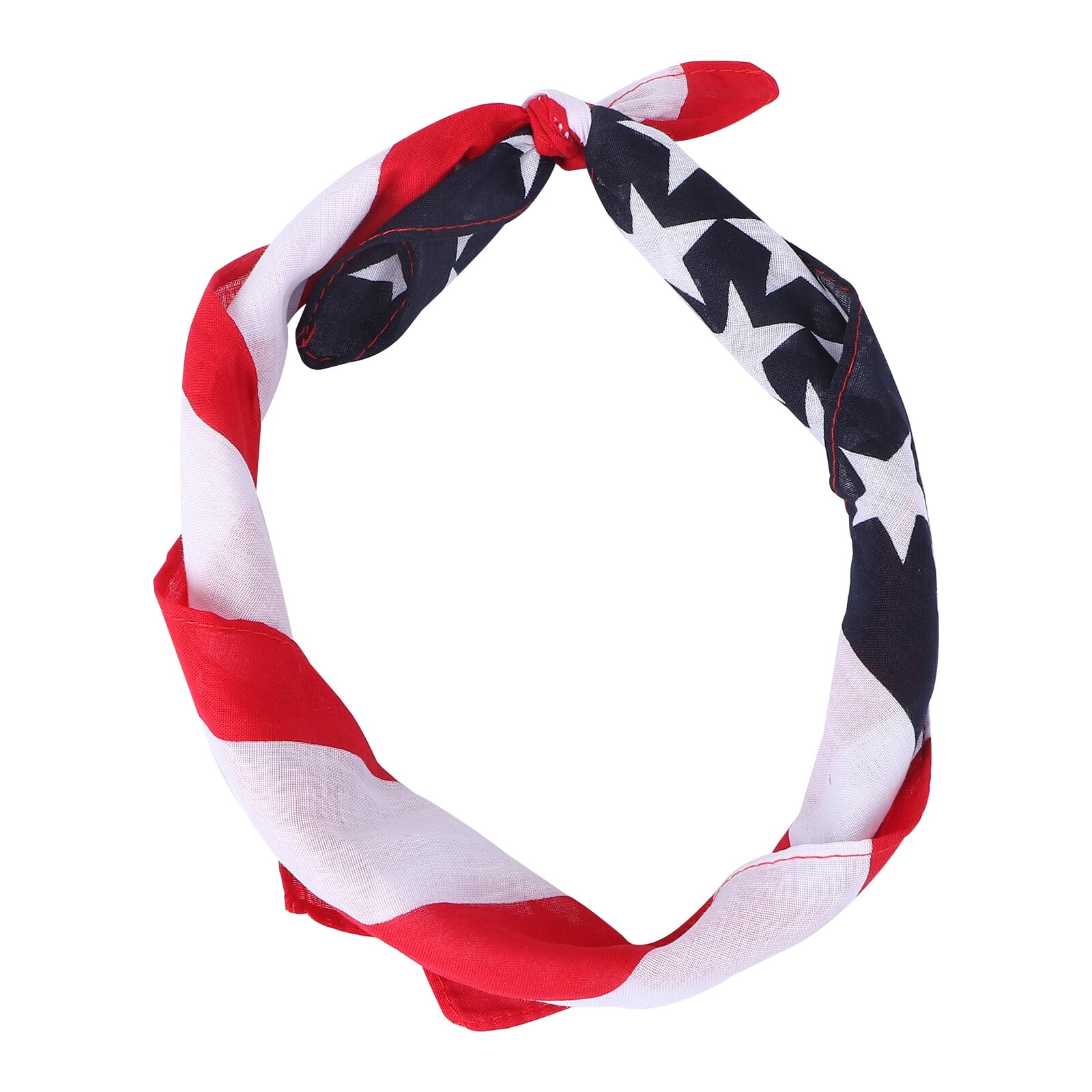 NUOLUX Scarf Bandana Flag American Square Neckerchief Headband Bandanas ...