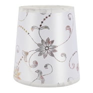 Mainstays Floral Accent Contemporary Polyester Lamp Shade, 8"L x 8"W x ...