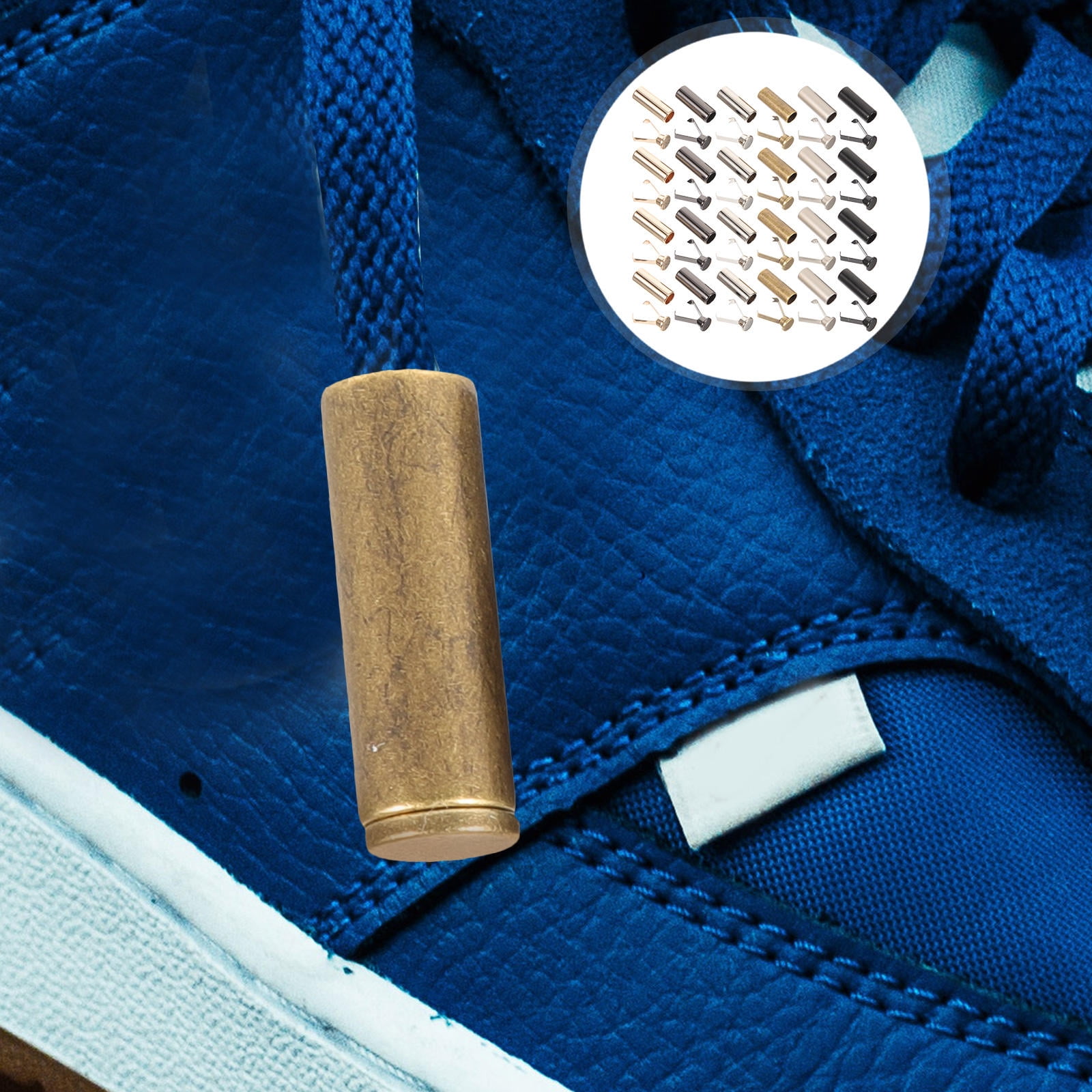 NUOLUX Shoelace Tips 24Pcs for Cord Lock Ends and Shoe Lace Tips ...