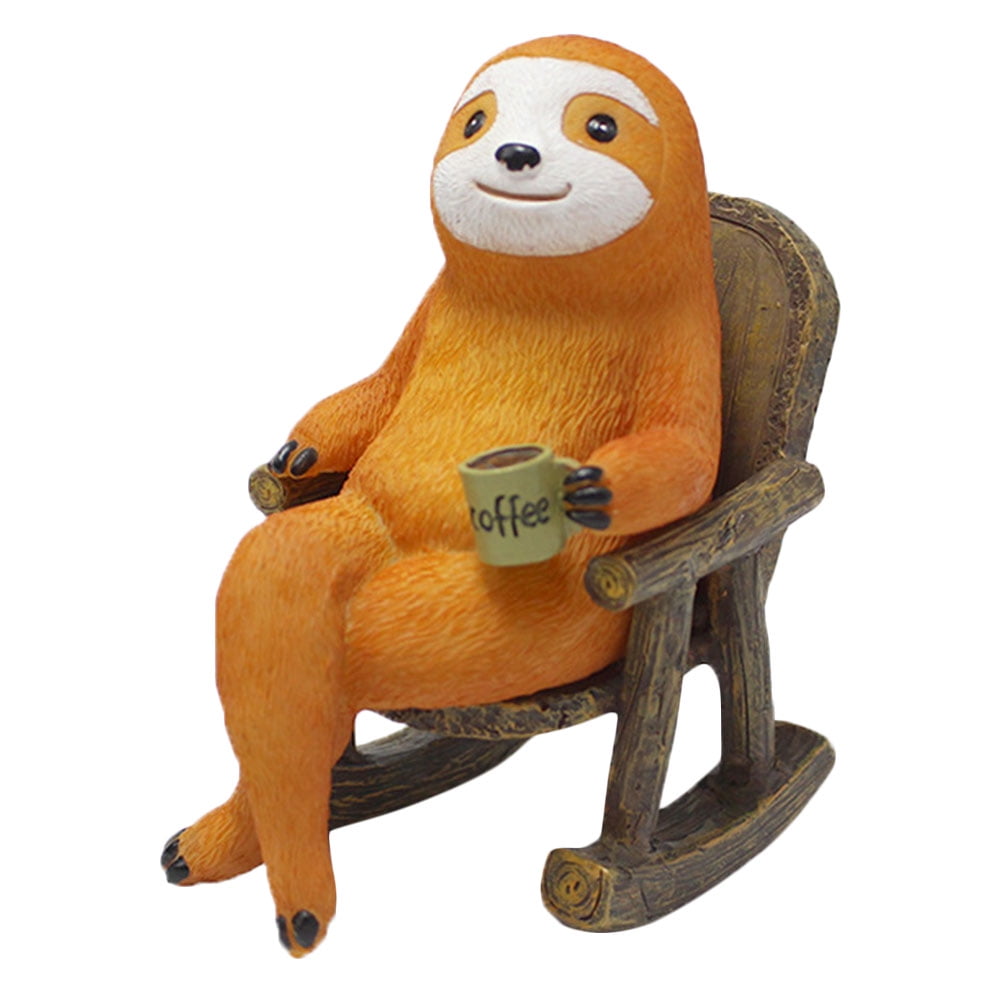 Customer reviews for NUOLUX Sloth Statue Animal Garden Outdoor Figurine ...