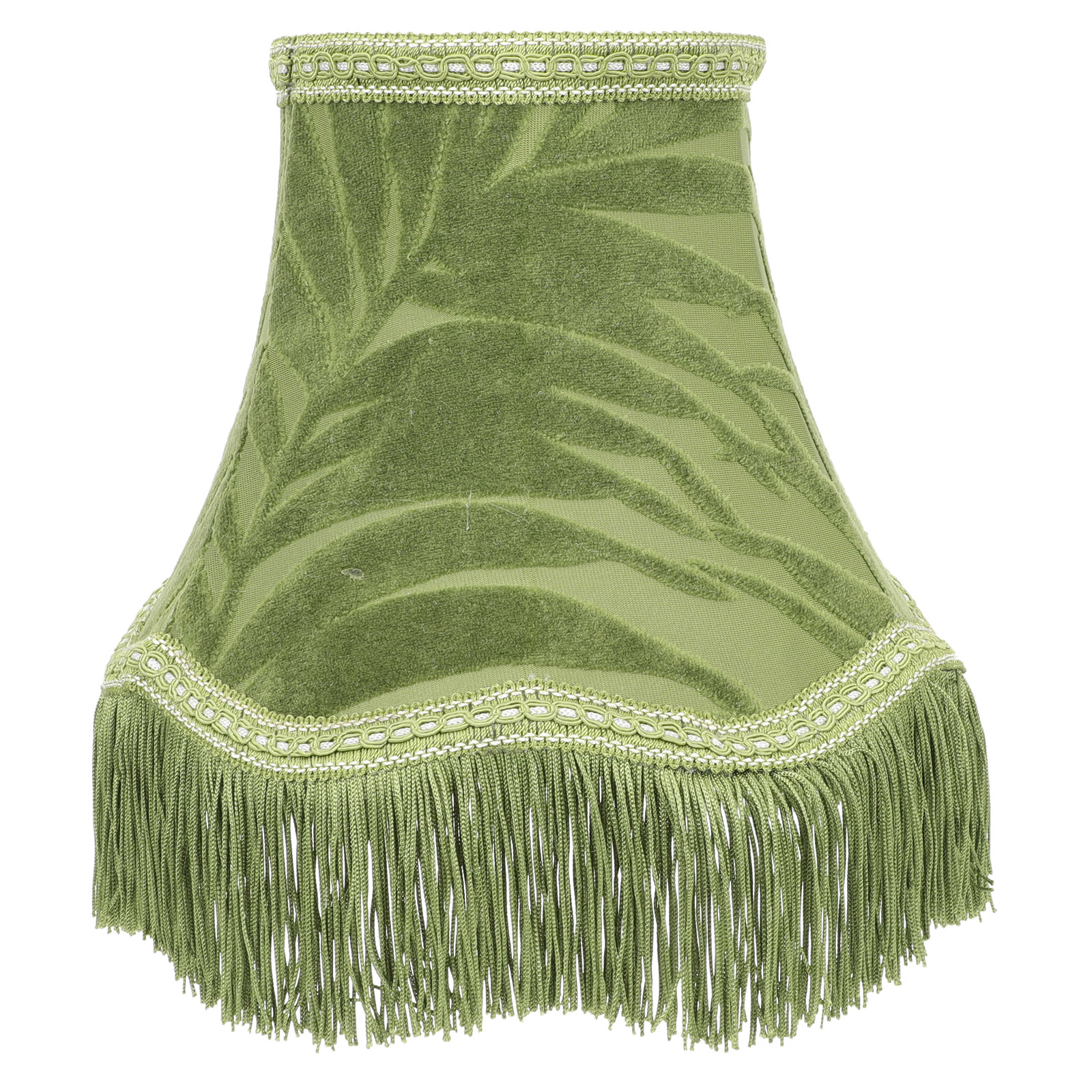 RENACLIPY Conical Green Macrame Lampshade for Table Desk Bedside Lamps ...