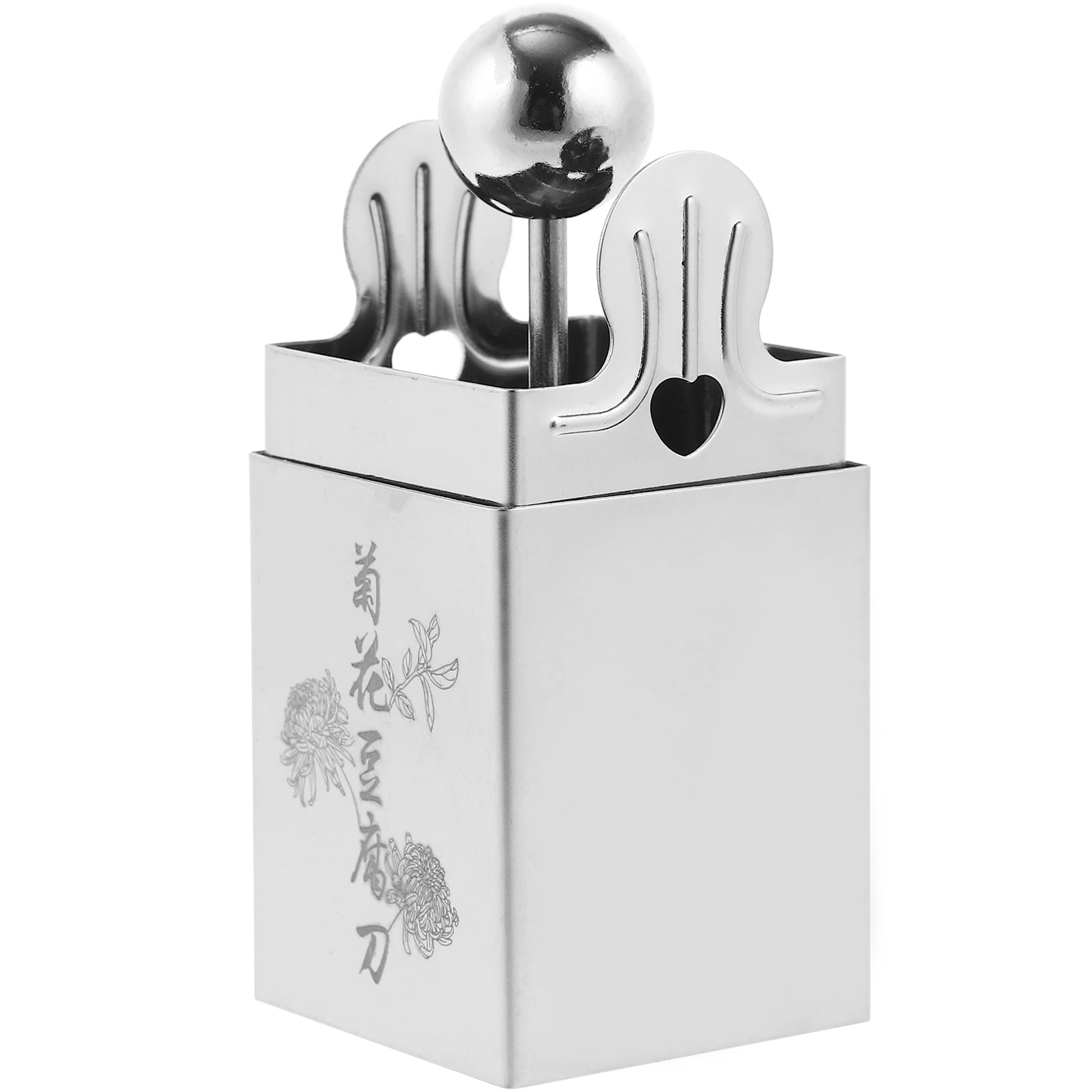 NUOLUX Square Grids Shaped Tofu Cutter Stainless Steel Slicer Manual ...