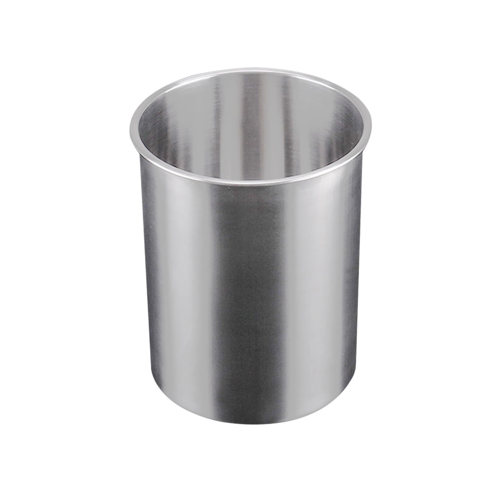 NUOLUX Stainless Steel Cooler Round Ice Bucket 2.5L Large Capacity Ice ...