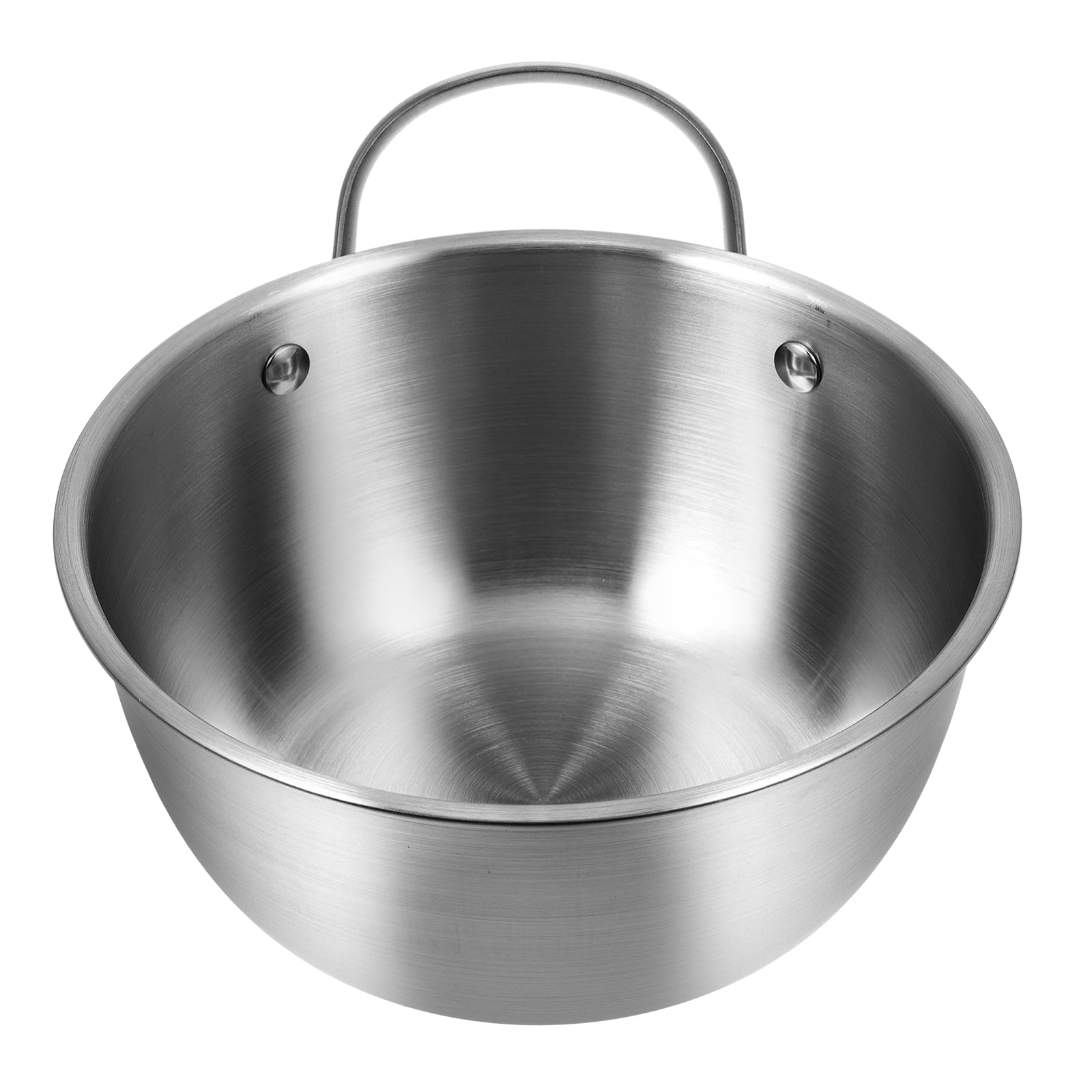 NUOLUX Stainless Steel Mixing Basin with Handle Noodle Bowls Salad Bowl ...