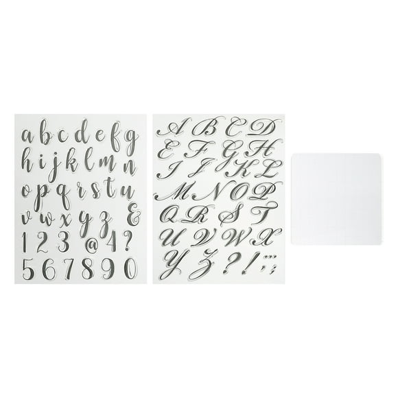 Alphabet Cake Stamps