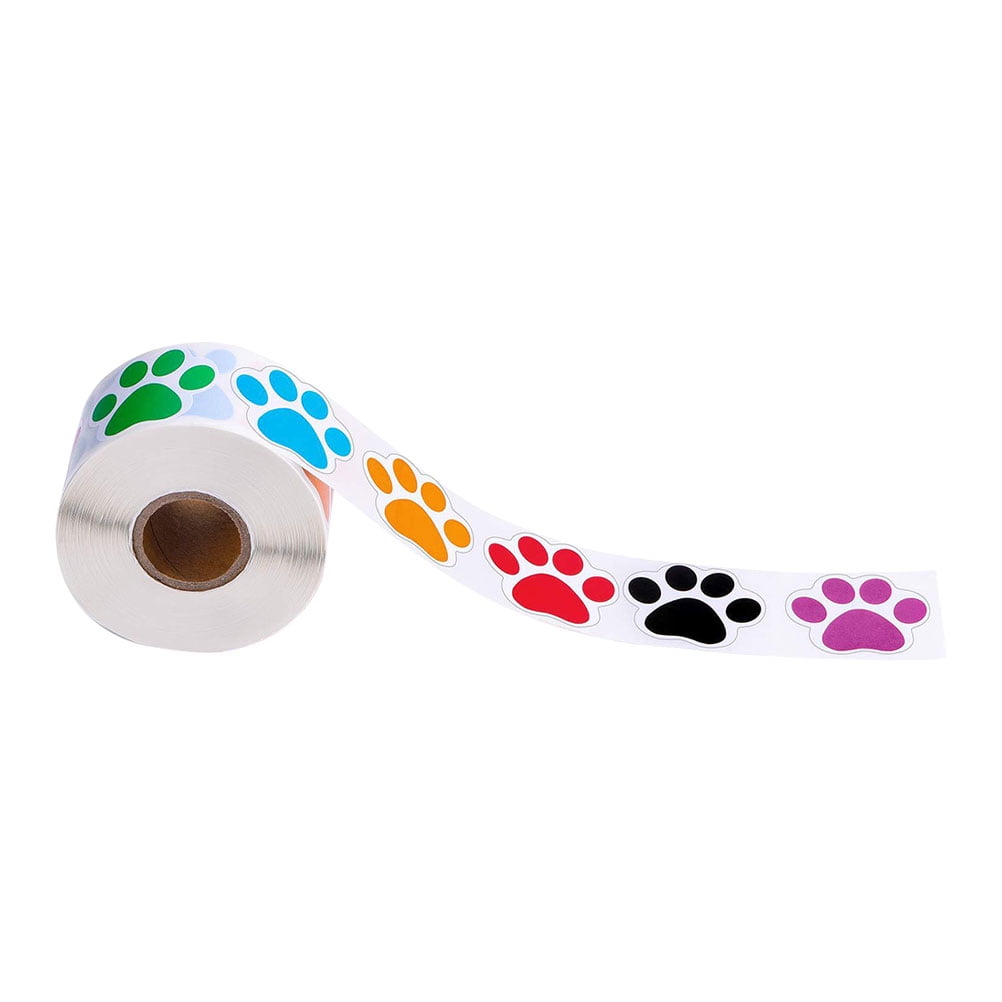 NUOLUX Sticker Stickers Animal Footprints Paw Dog Wall Label Decal ...
