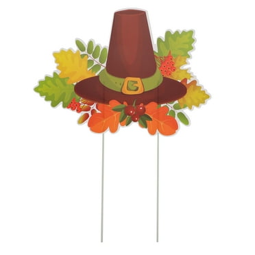 Tumbling Thanksgiving Turkeys Yard Sign Set, Thanksgiving, Party Decor ...