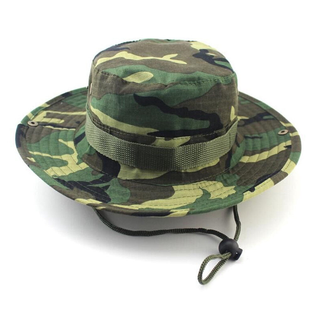 Tineasur Bucket Hat Unisex Bucket Hat Camouflage Green 1Pack - Walmart.com