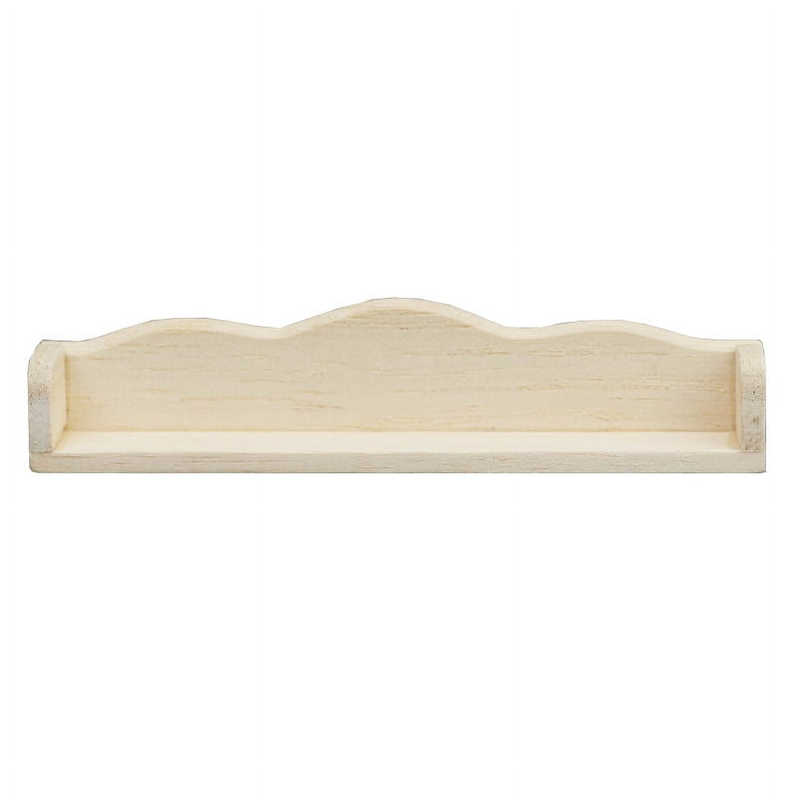 NUOLUX Tiny Wall Mount Rack Decoration Mini House Wall Stand Craft ...