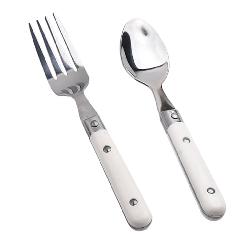NUOLUX Toddler Silverware Kids Forks Set Utensils Spoons Self Old Year ...