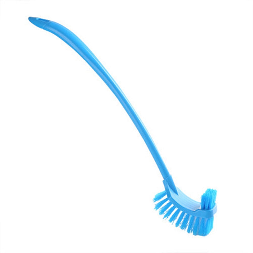 Nuolux Toilet Brush Plastic Portable Long Handle Bathroom Toilet Bowl