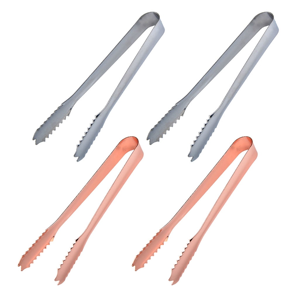 CATIEBYE 4-Piece Stainless Steel Serving Tongs Set Multifunctional ...