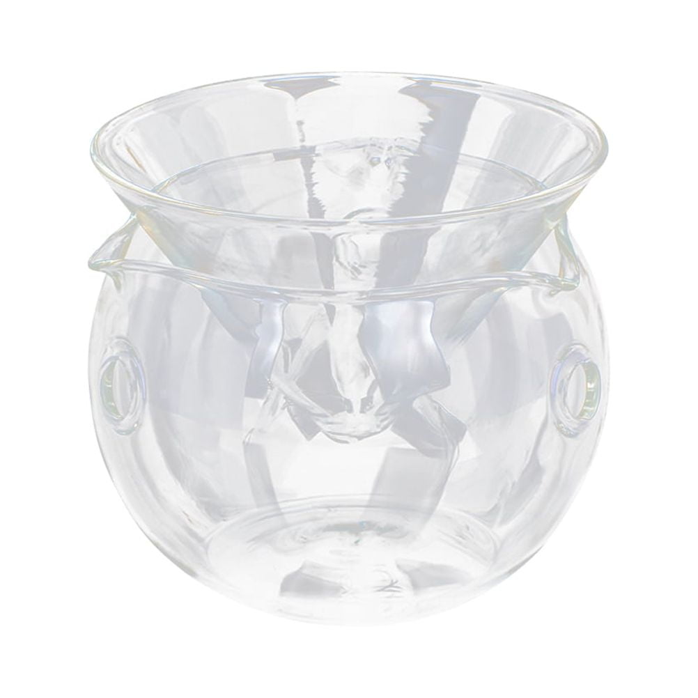 OUNONA Round Clear Fruit Bowl Transparent Glass 1Pack - Walmart.com