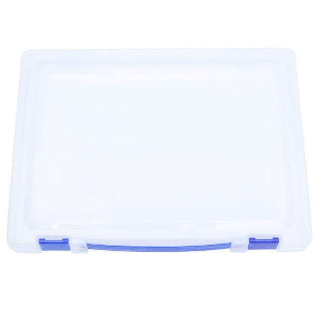 NUOLUX Transparent Storage Box Clear Plastic Document Paper Filling ...