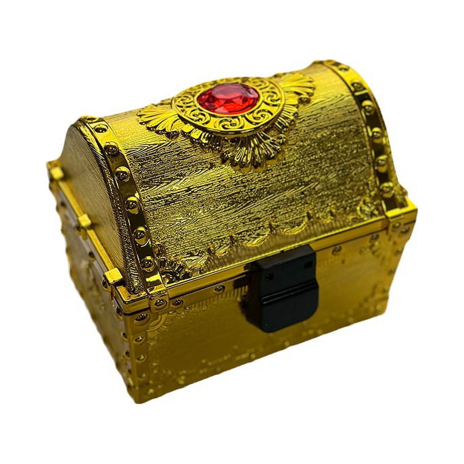 OUNONA Pirate Style Treasure Chest Boxes Pirate Theme Home Decor 1Set 6 ...