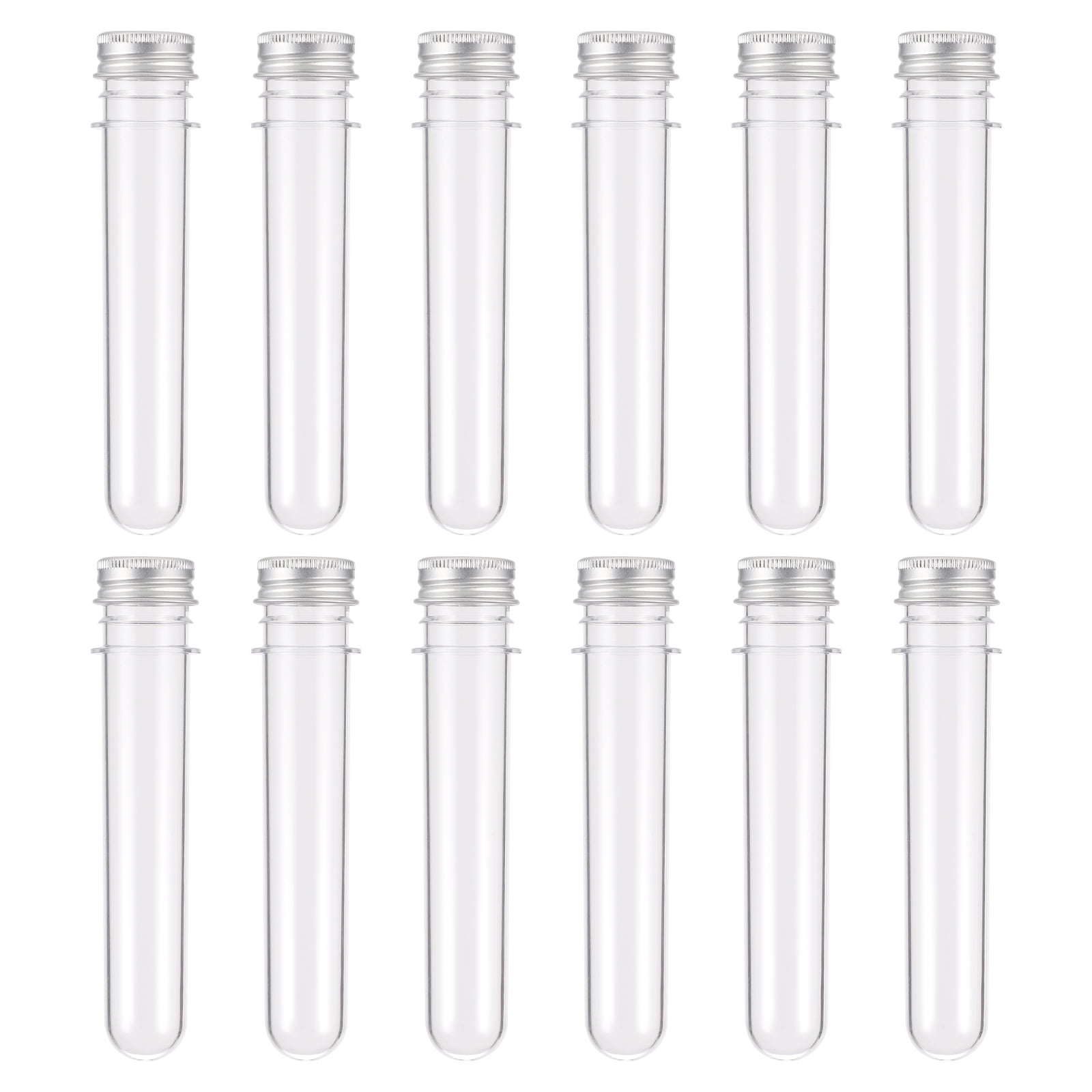 TABLETREANDS Plastic Tube Containers For Sample Storage 12Pcs 5.7X1.2X1 ...