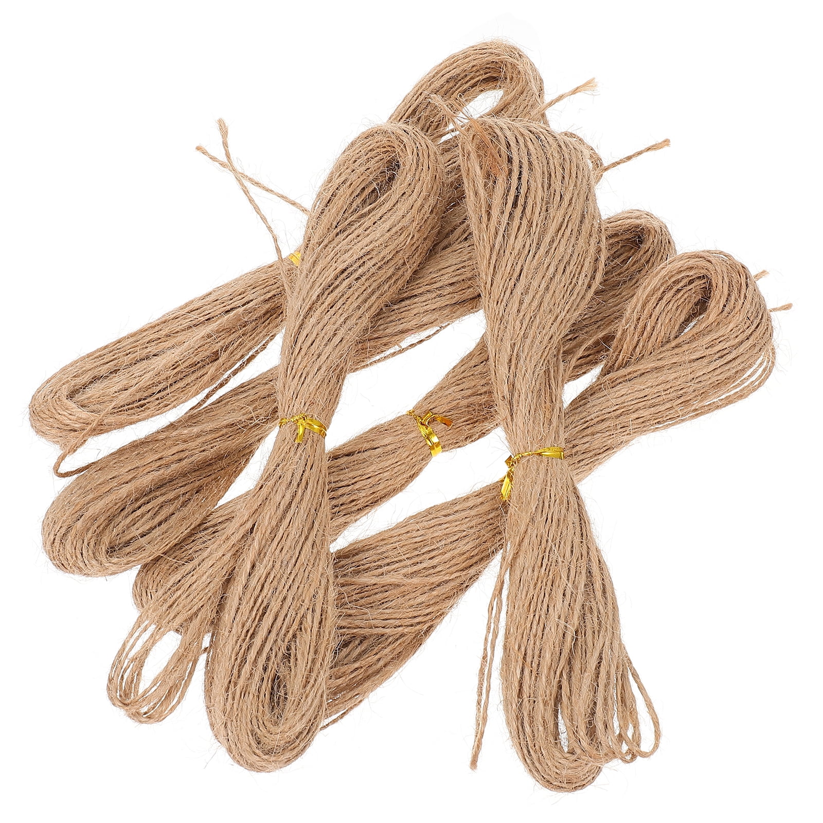 NUOLUX Twine Jute Burlap Gift String Cord Rope Hemp Wrapping Heavy ...