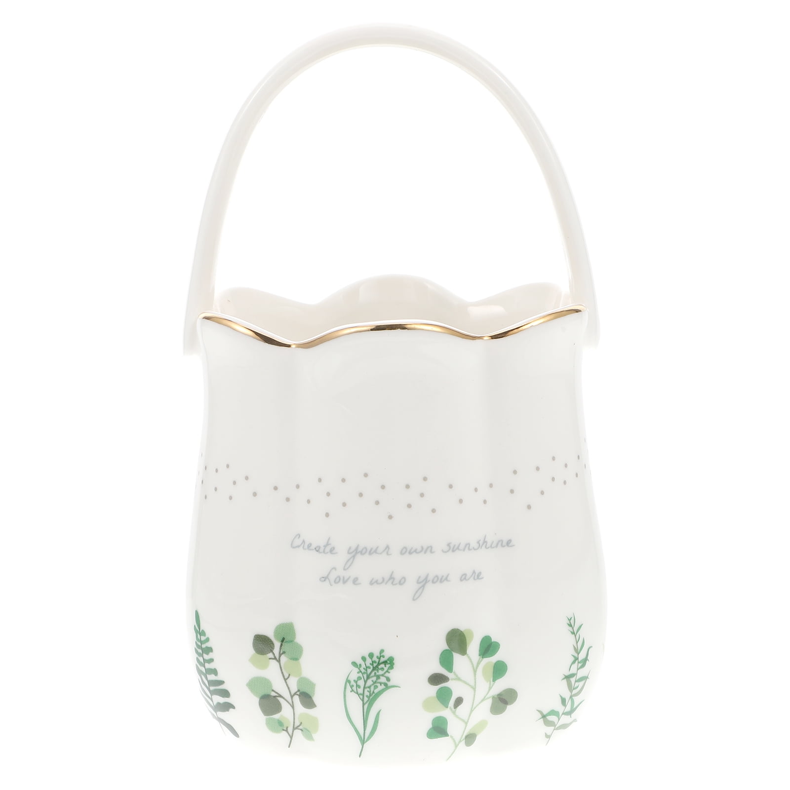 NUOLUX Utensil Holder Chopstick Kitchen Ceramic Bucket Storage Cage ...