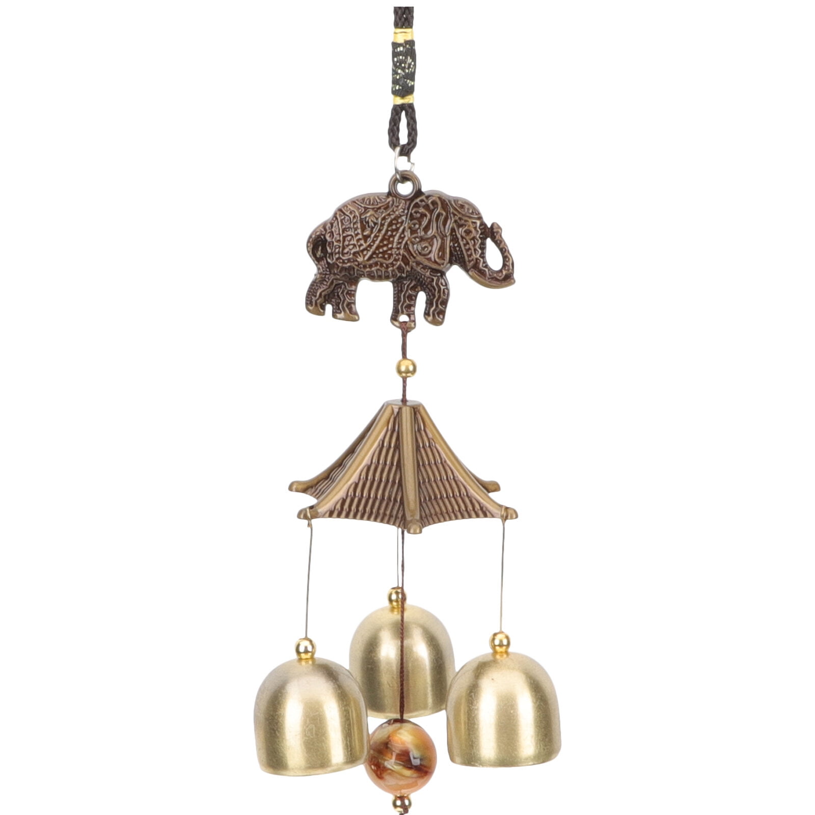 NUOLUX Vintage Door Bell Shopkeeper Bell Metal Wind Bell Wall Hanging ...