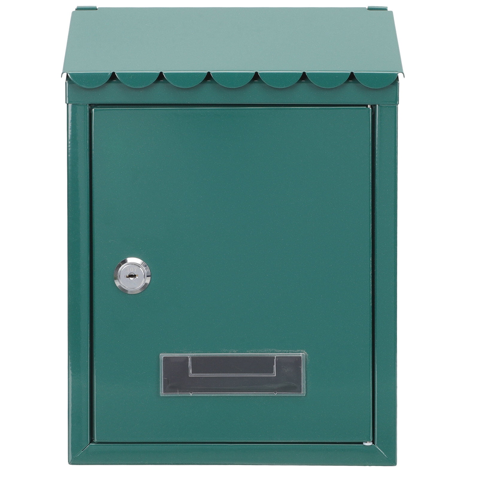 NUOLUX Wall-mount Mailbox Metal Mailbox Lockable Metal Post Box Outside ...