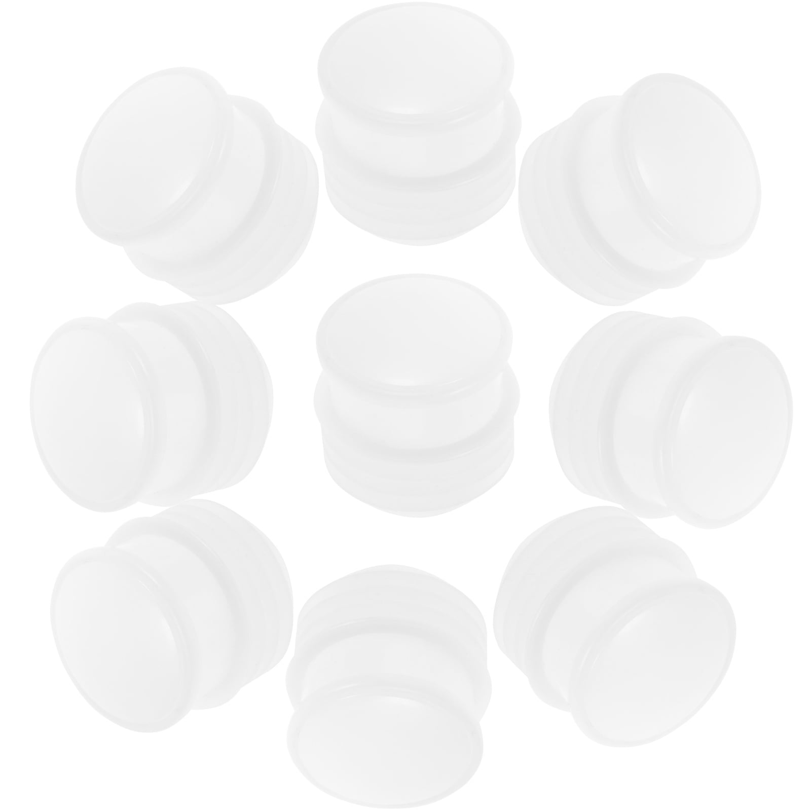 Toyandona 20Pcs White Plastic Insulated Bottle Stopper Universal Vacuum ...