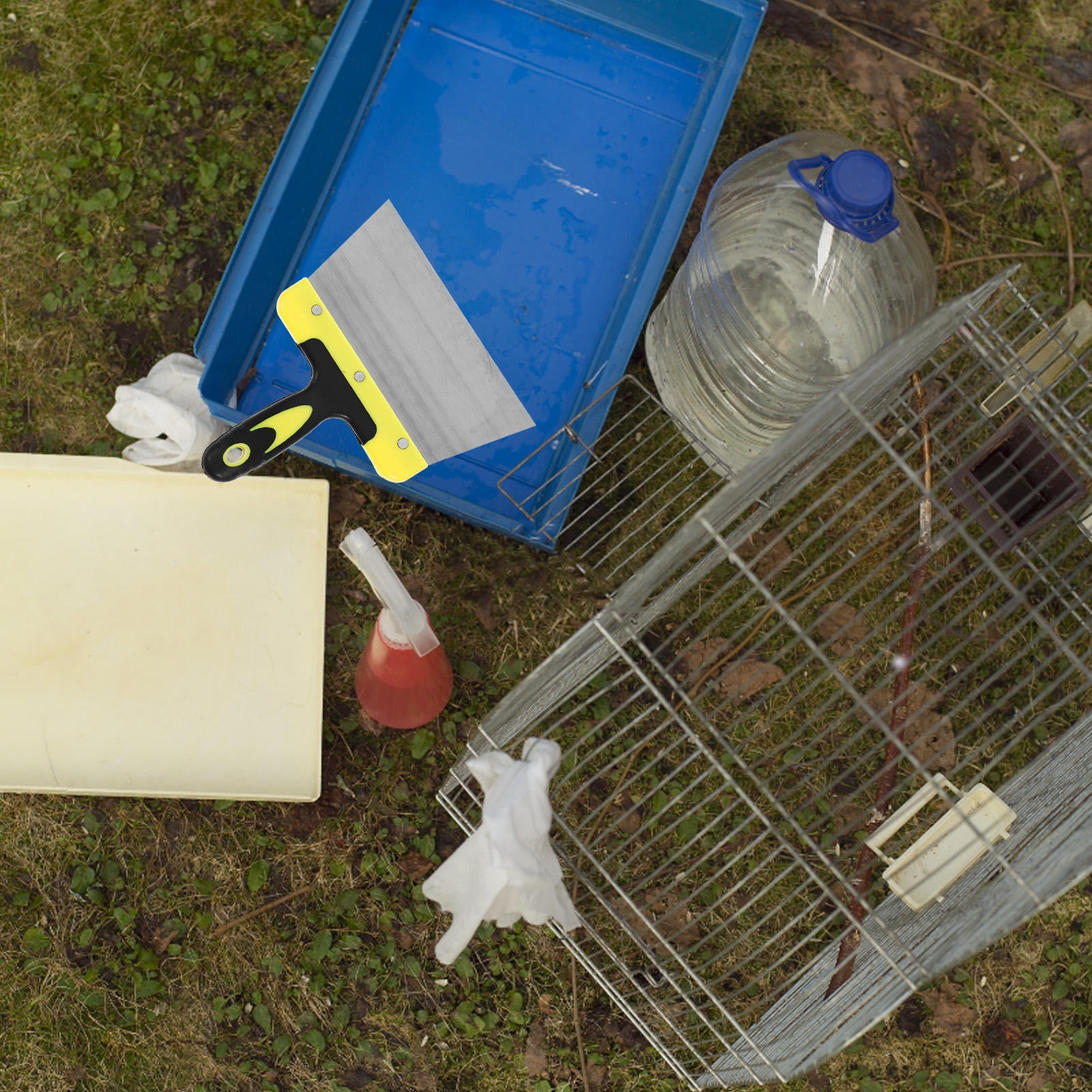 NUOLUX Wide Head Bird Droppings Scraper 1 Surface Cleaning and Poop ...