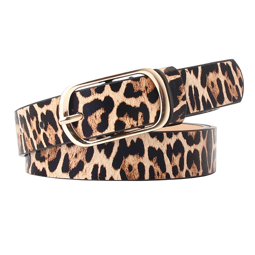 NUOLUX Woman Leopard Waist Belt Fashionable All-Match Belt for Women ...