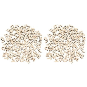 Wooden Letters & Numbers in Wood Crafting - Walmart.com