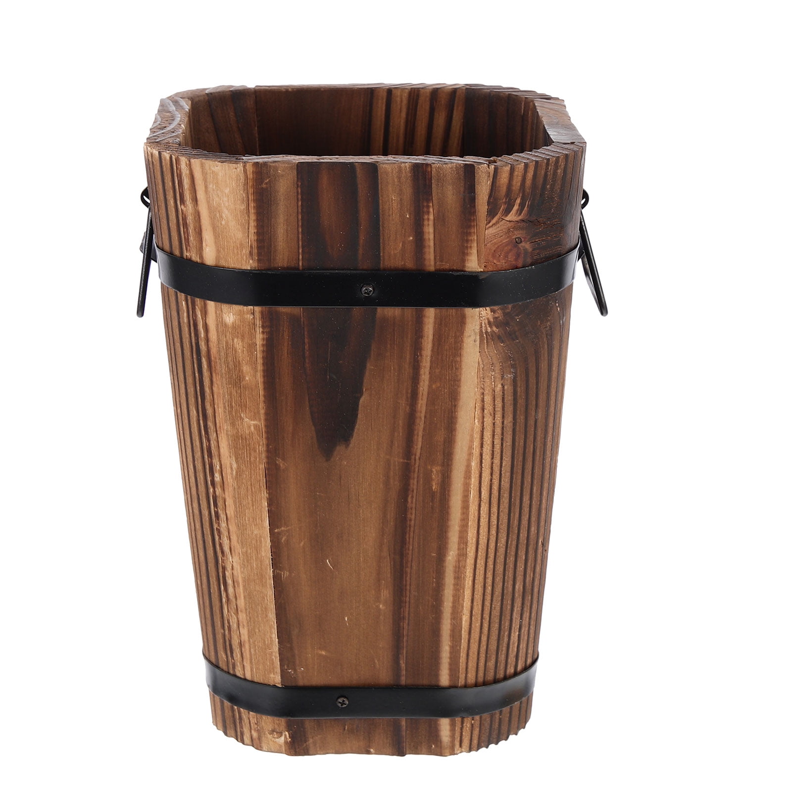 NUOLUX Wooden Planter Flower Bucket Potbox Wood Pots Planters ...