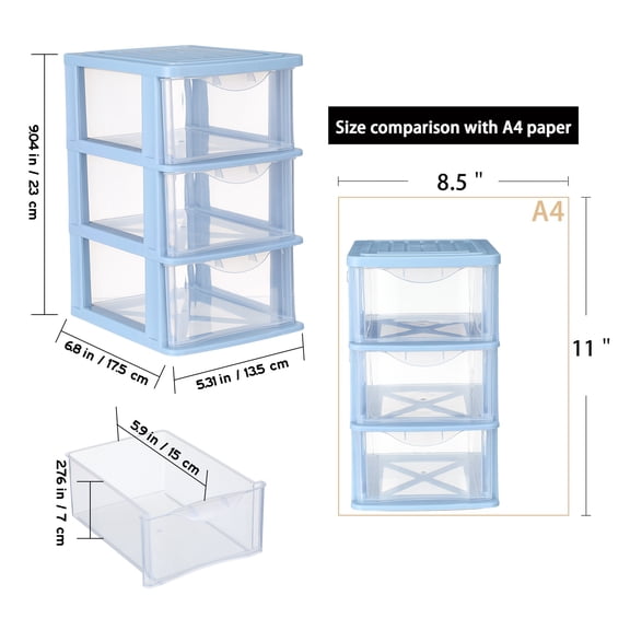 Plastic Storage Cabinets and Bins for Home and Office Organization
