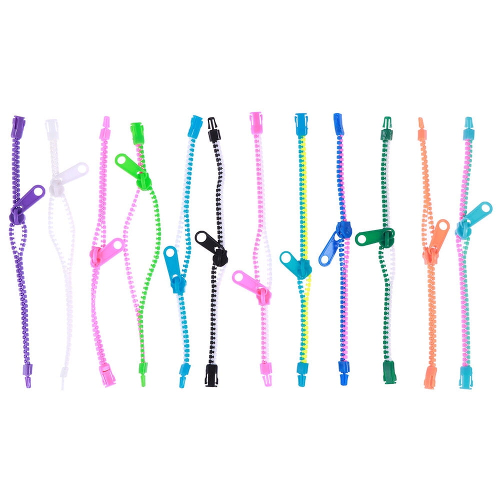 NUOLUX Zipper Bracelet Bracelets Kids Toys Hand Assorted Color Party ...