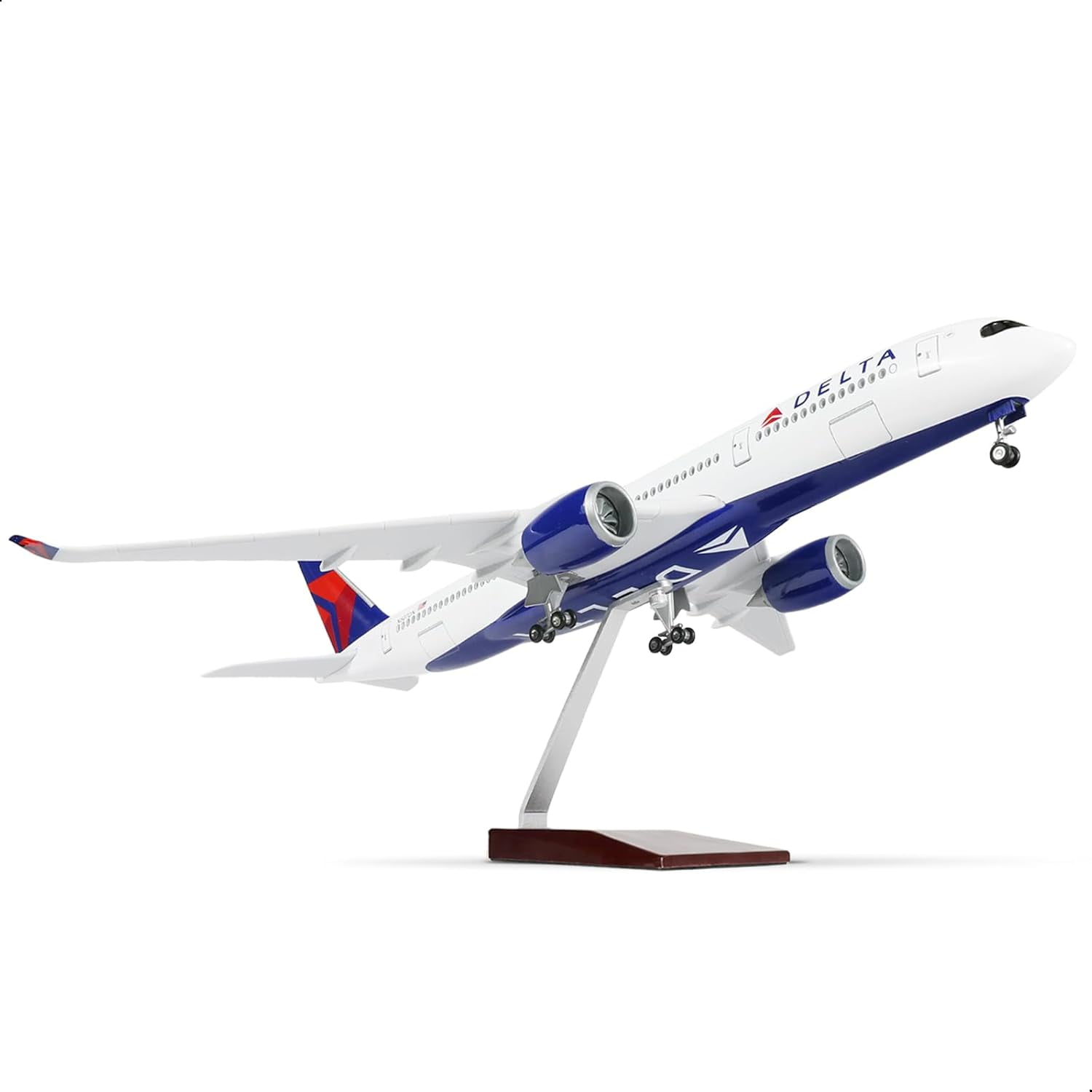 NUOTIE 1/144 Compatible for Delta A350 Airplane Model Kits(18.5in L ...