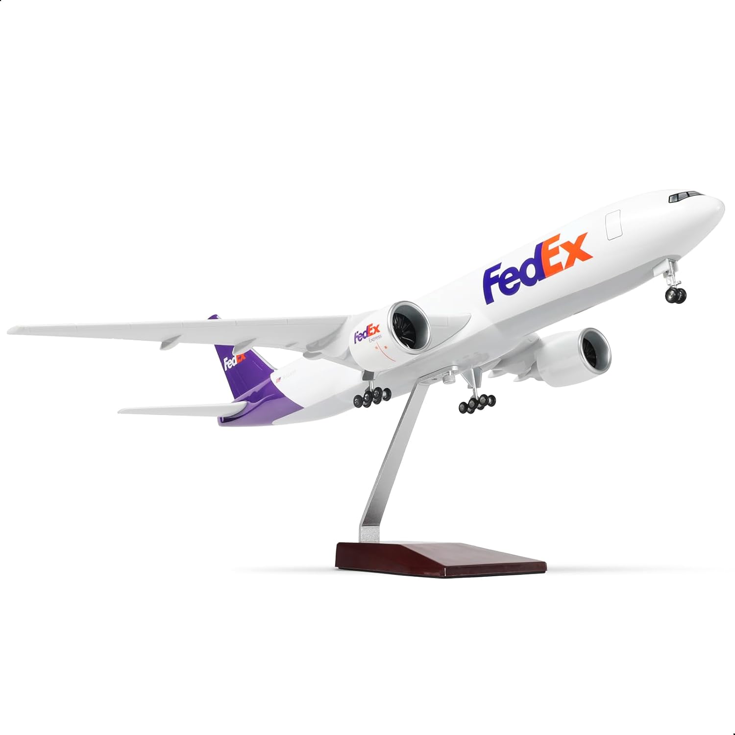 NUOTIE 1/150 Boeing 777-300ER Qatar 18.5 inchs Large Model Diecast ...