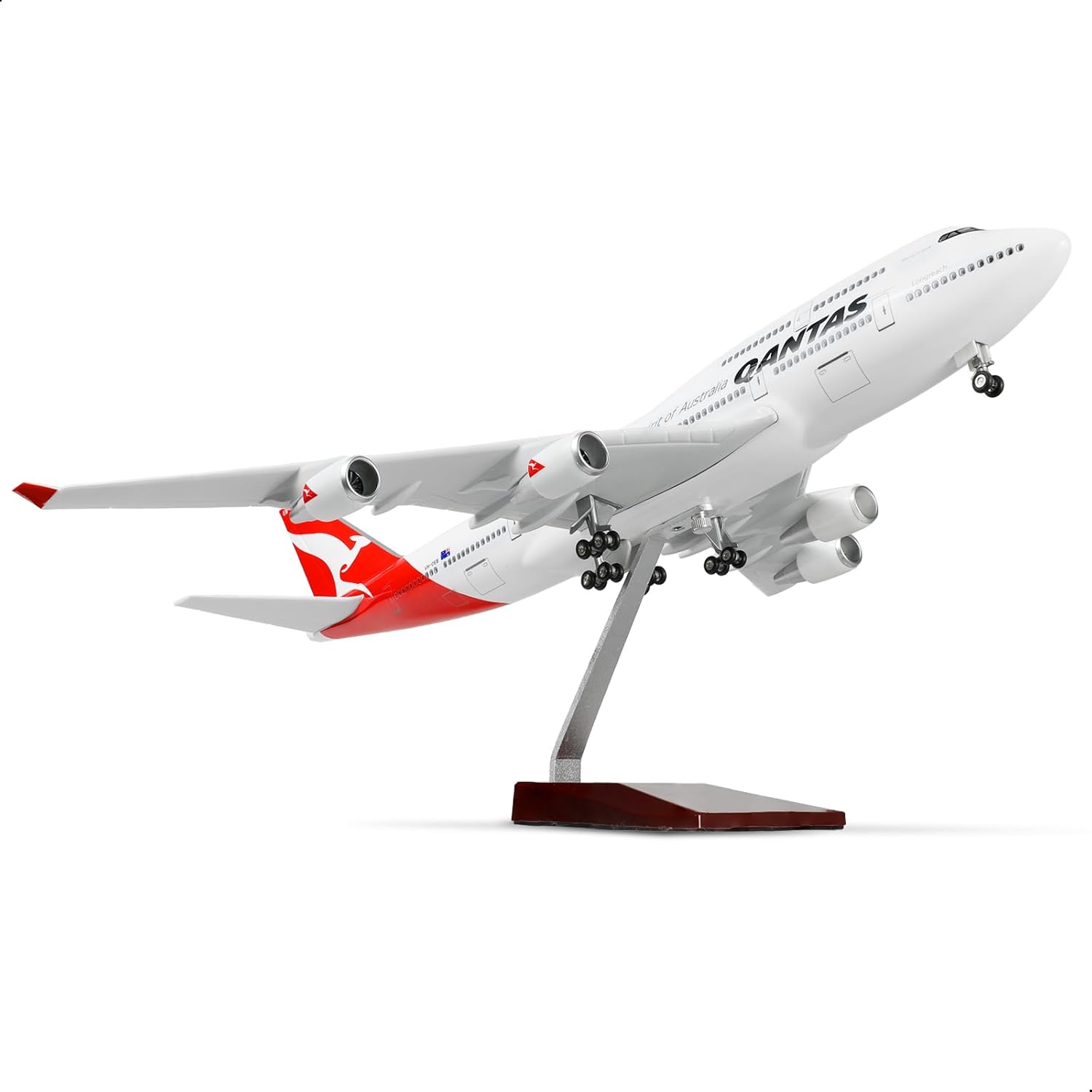 NUOTIE 1/160 747 Airplane Model for Qantas 18-inch Pre-Built Airplane ...