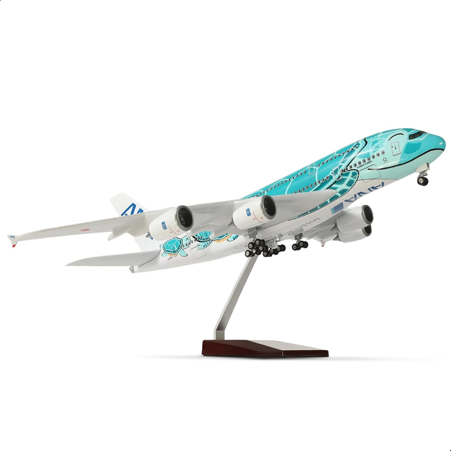 NUOTIE 1/160 A380 for ANA Green Turtle Airplane Model Kits for Airbus ...