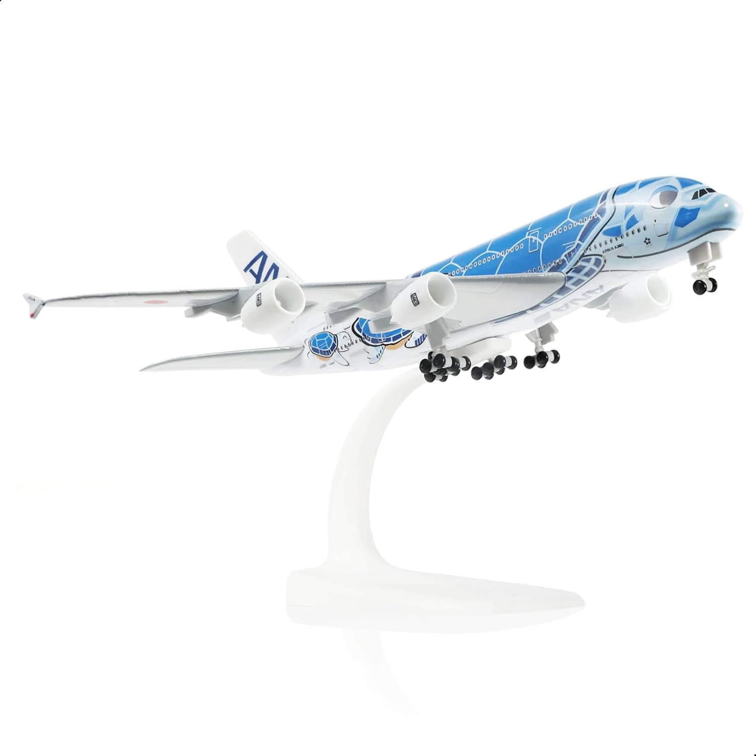 NUOTIE A380 1/300 for ANA Blue Turtle Style Design Metal Diecast ...