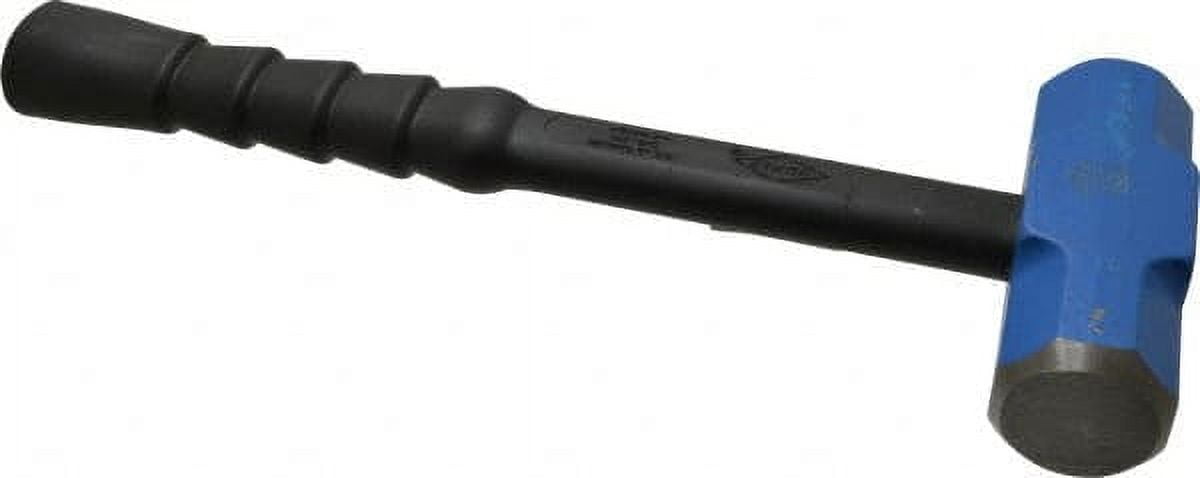 NUPLA Safety Sledge Hammer, 4 Lb Steel Head, 14" Long, 1-5/8" Face Diam ...