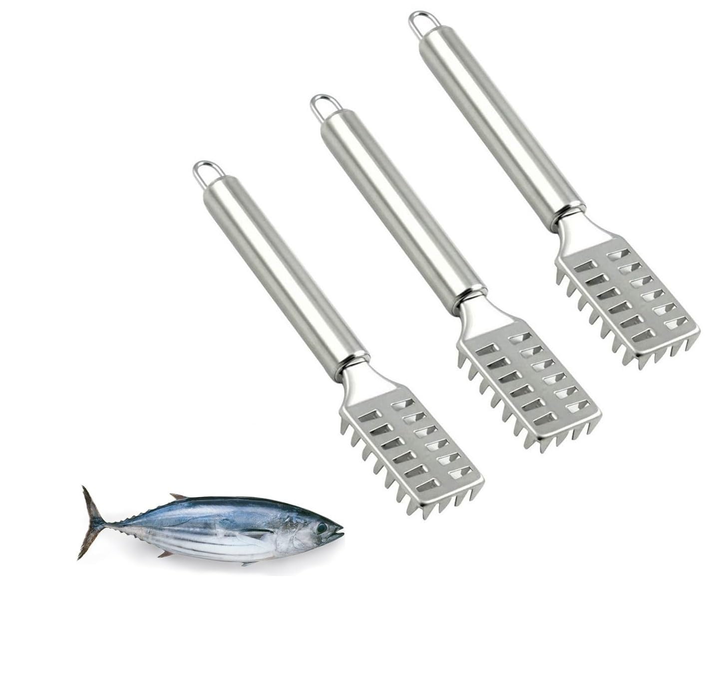 NURIOR Professional Grade Fish Scaler Brush Scale Remover Cleaner ...