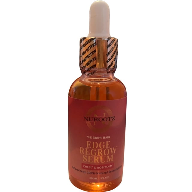 NUROOTZ Edge Regrow Serum W/ Chebe and Rosemary 1 ounce dropper bottle ...