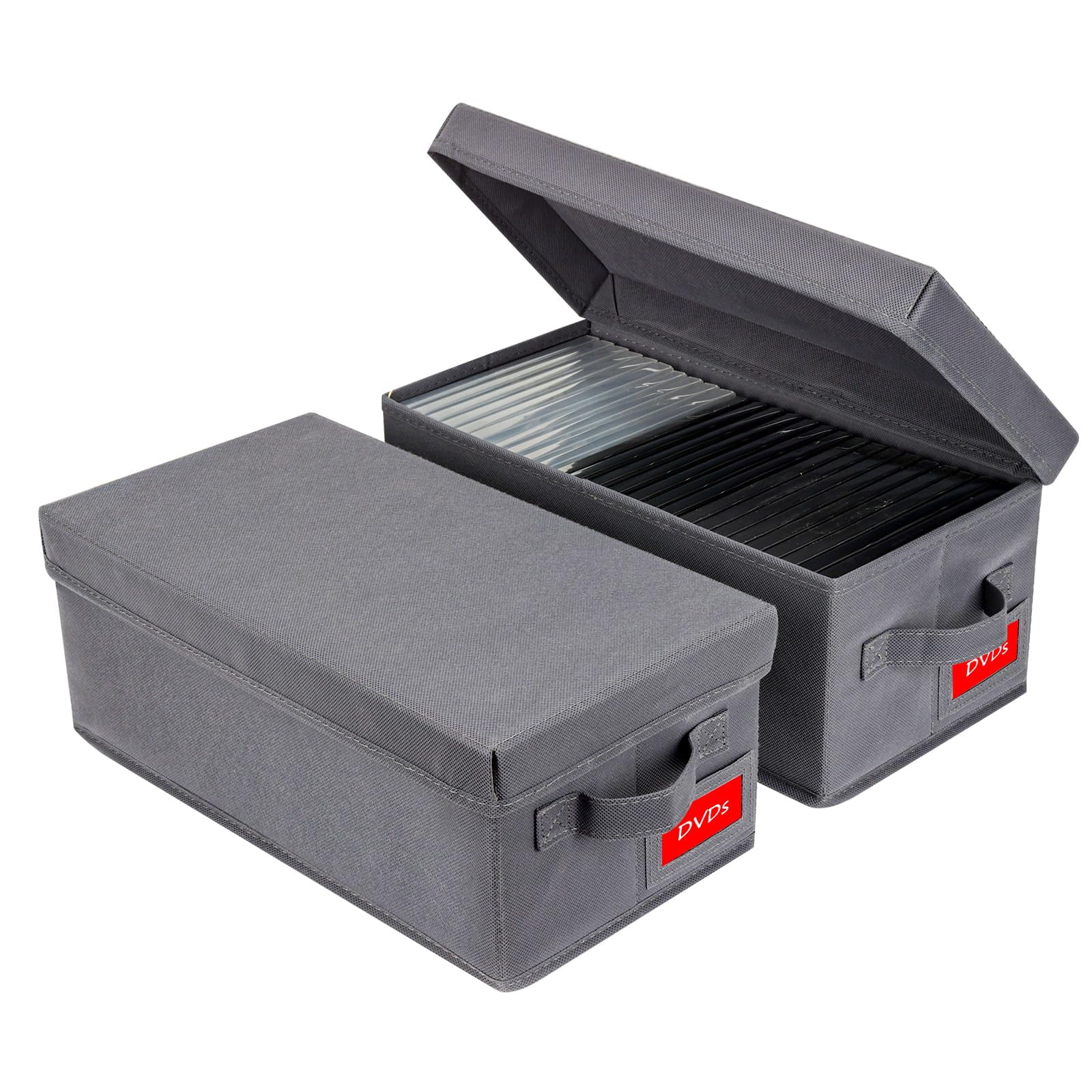 NUSWOR Upgrades DVD Storage RRF12 Box - Perfect DVD Case Storage ...