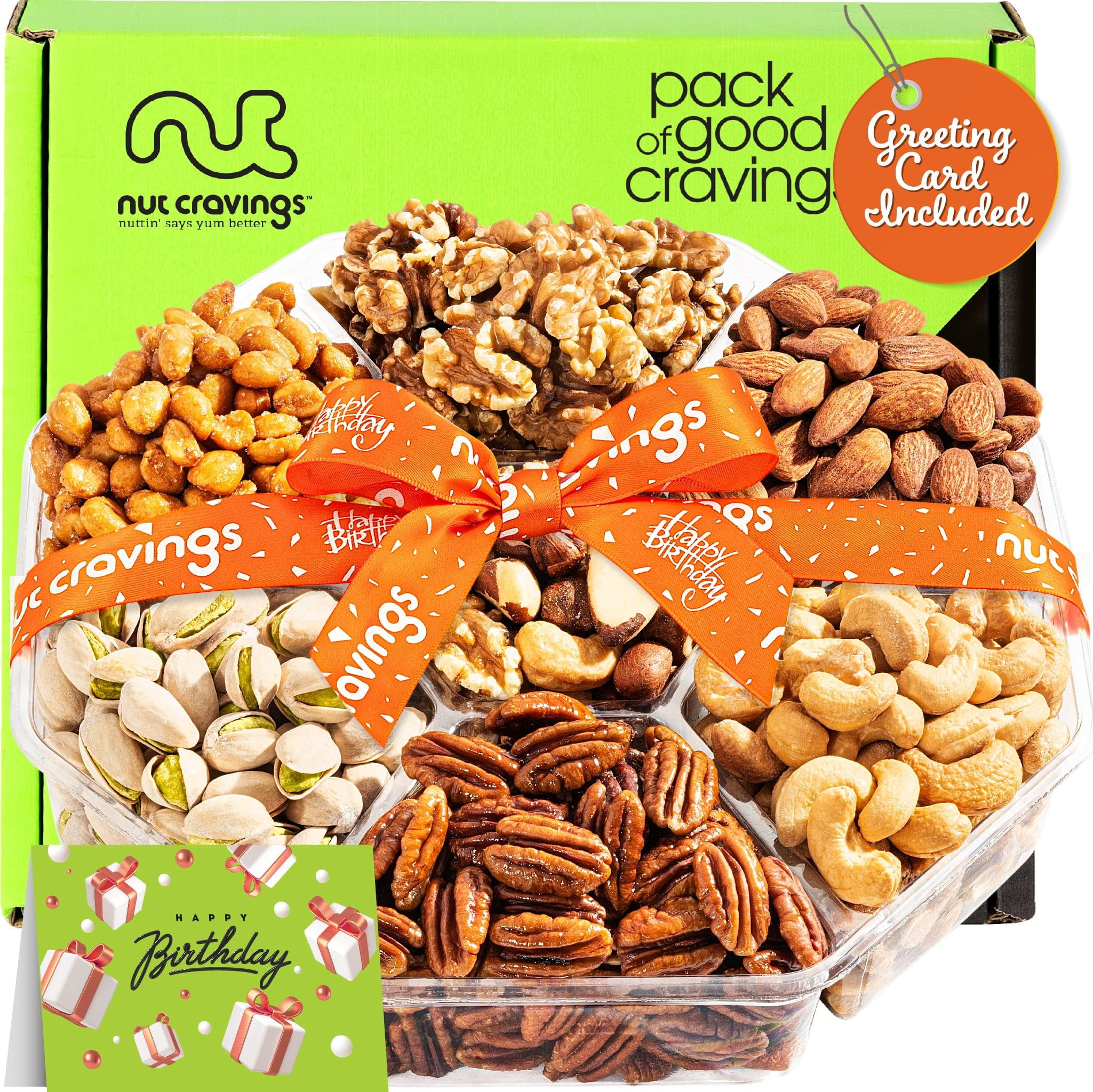 NUT CRAVINGS Gourmet Collection BDF32 - Happy Birthday Treats, Nuts ...