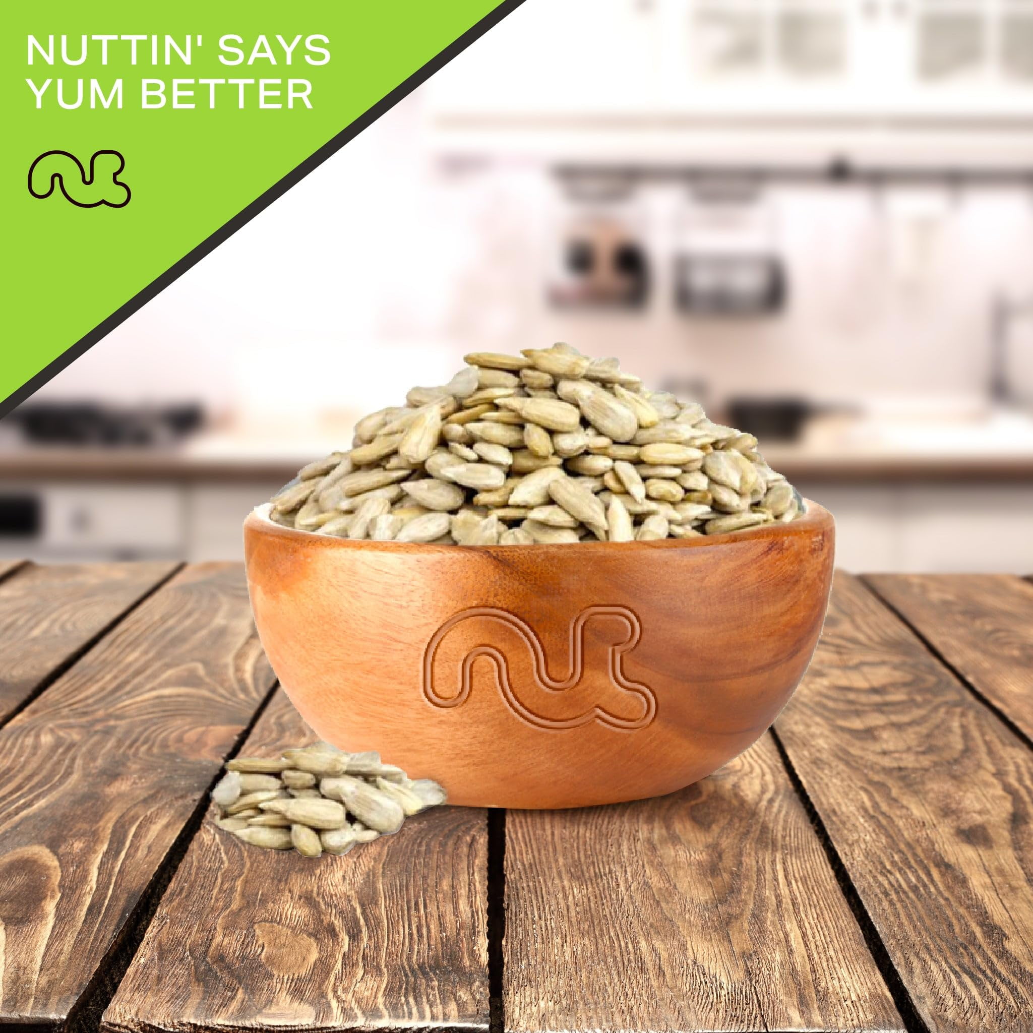 NUT CRAVINGS - TWE5 Roasted Salted Sunflower Seeds Kernels to Hulled ...