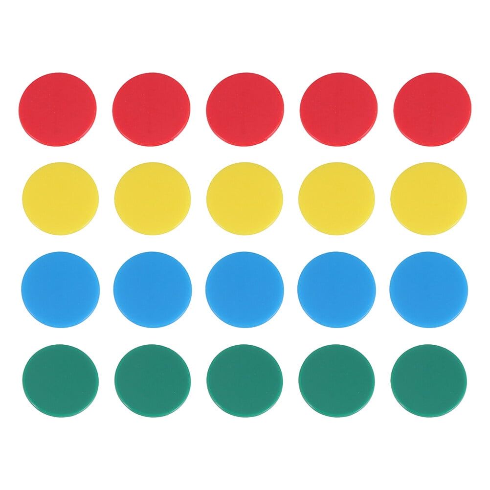 NUTEDOM 100 Colorful Bingo Counting Chips for Math Games & Activities ...