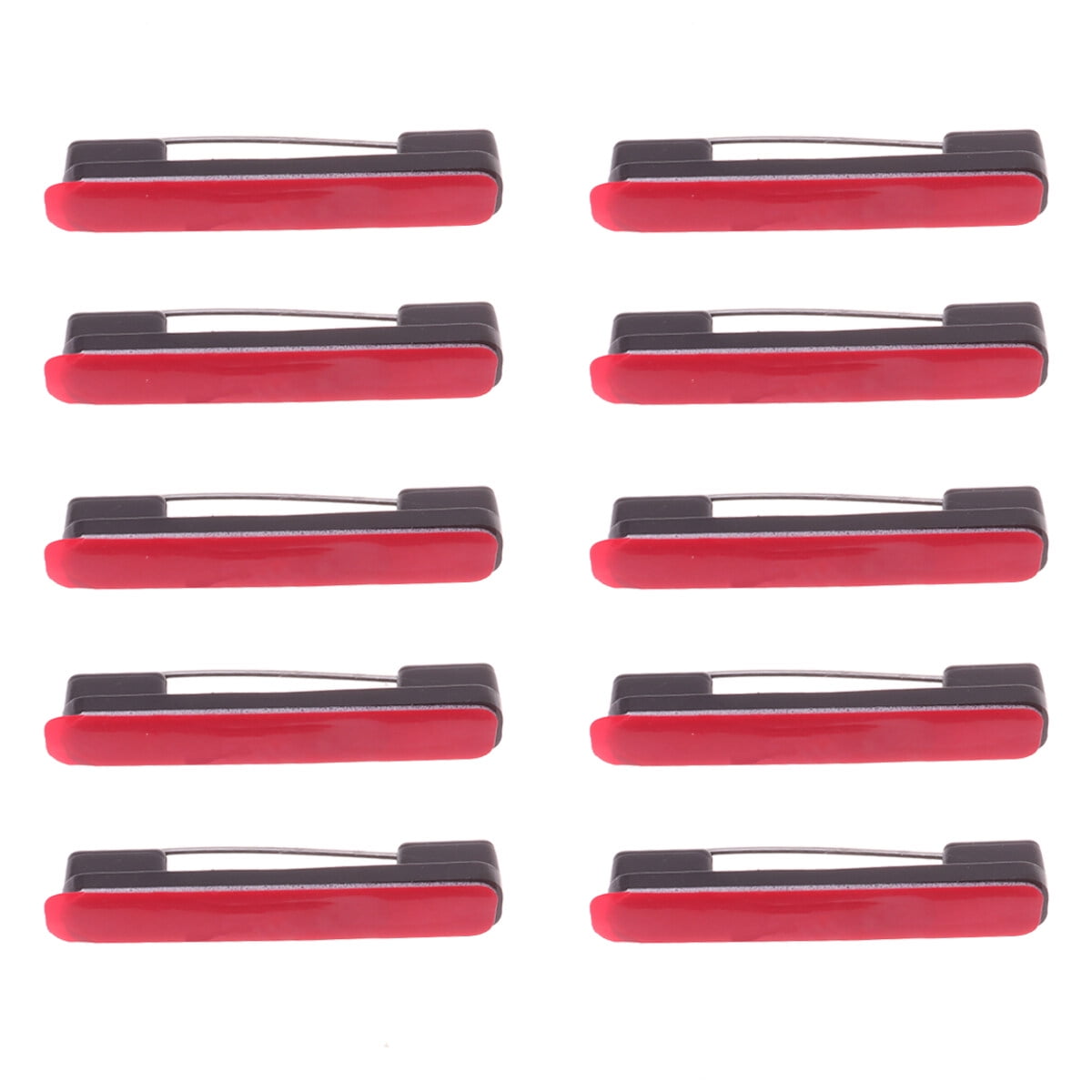 NUTEDOM 100pcs Large Binder Safety Pin Bars with Adhesive Name Tag ...