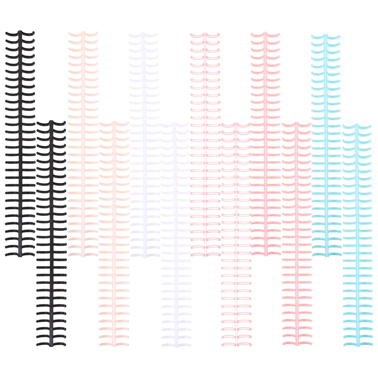 NUTEDOM 12PCS 1.6" Plastic Binding Combs for Notebook & Office ...