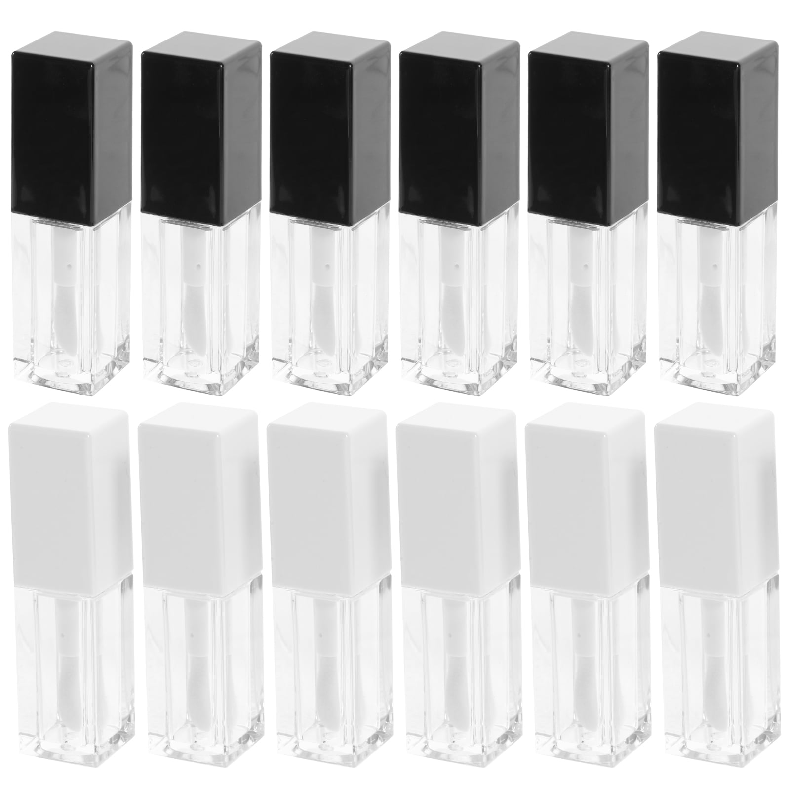 NUTEDOM 12pcs Lip Balm Tubes Small Lip Gloss Bottles Refillable Empty ...