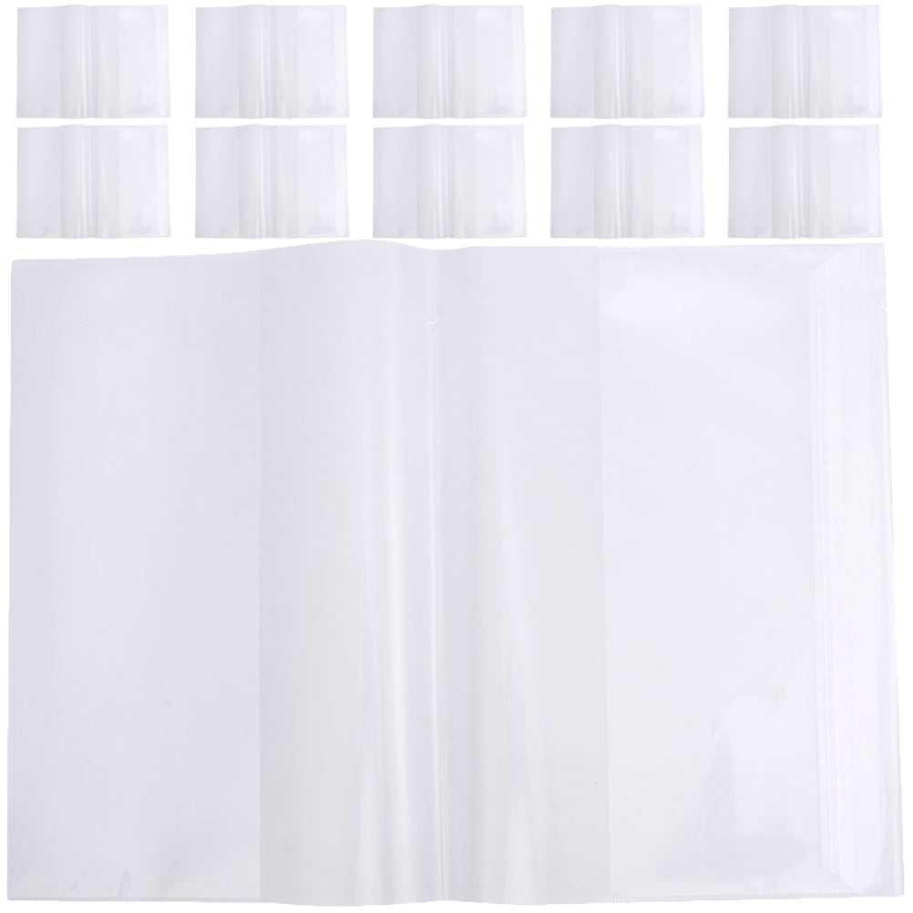 NUTEDOM 20Pcs Transparent Book Cover Reusable Book Cover Students ...